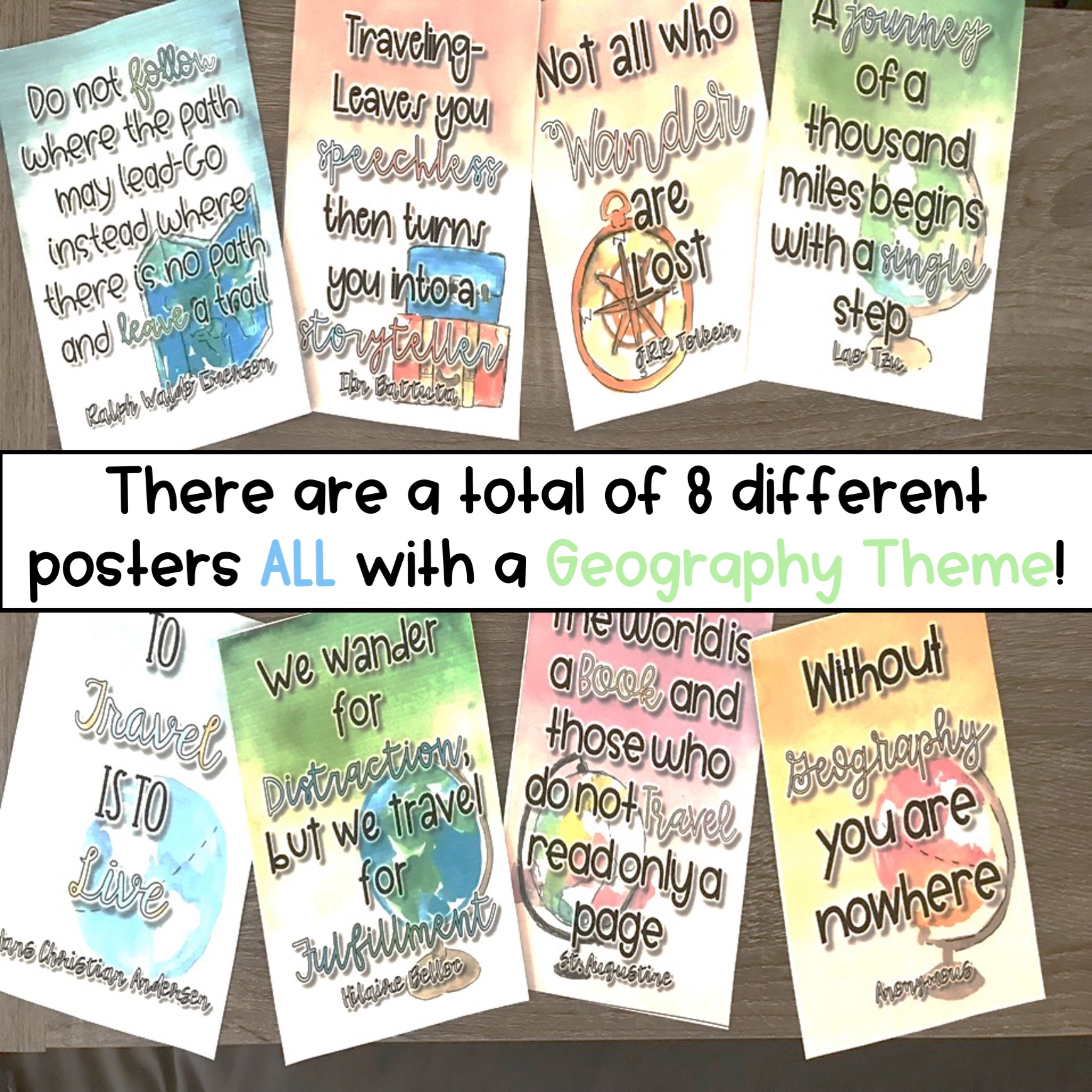 Geography Posters | History From The Middle