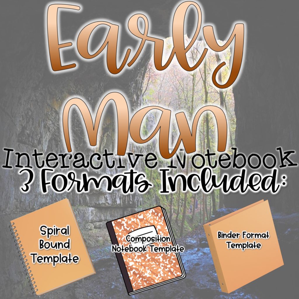 Early Man-Interactive Notebook | History From The Middle