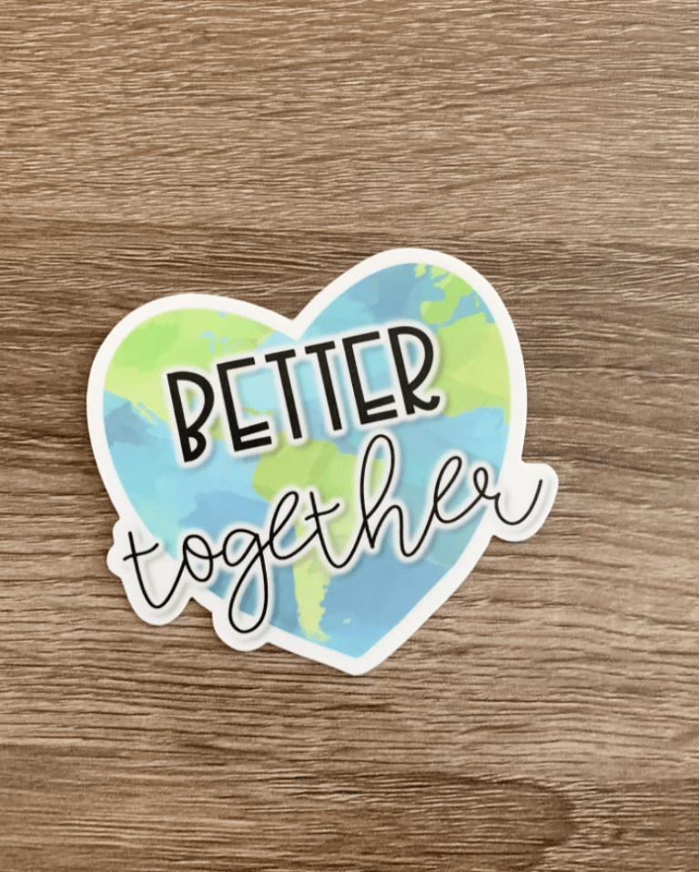 Better Together Sticker | History From The Middle