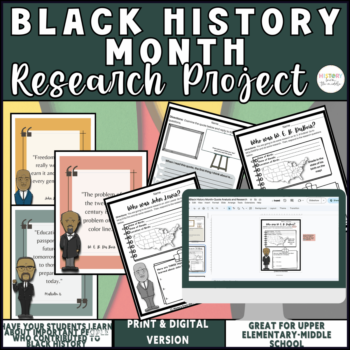 Black History Month Posters And Research - Print And Digital | History ...